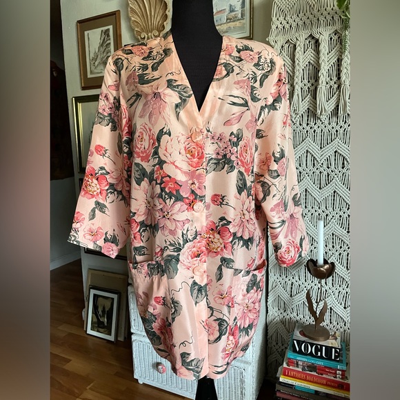 Carole Little | Jackets & Coats | Vintage Carole Little Silk Blazer ...